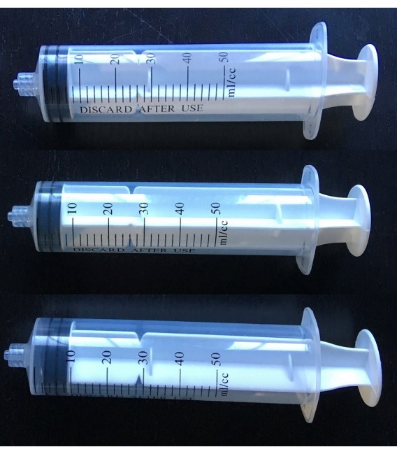 Siringhe monouso da 50 ml per applicazione con resina epossidica - 3 ...